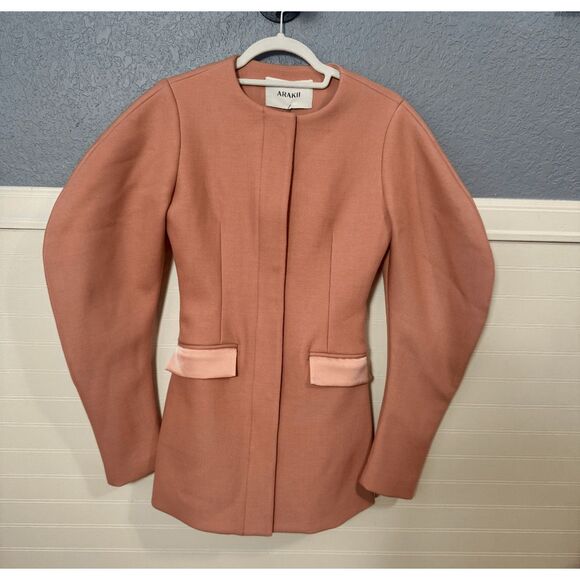 Arakii | Dresses | Arakii Sculpted Pink Blazer Dress | Poshmark